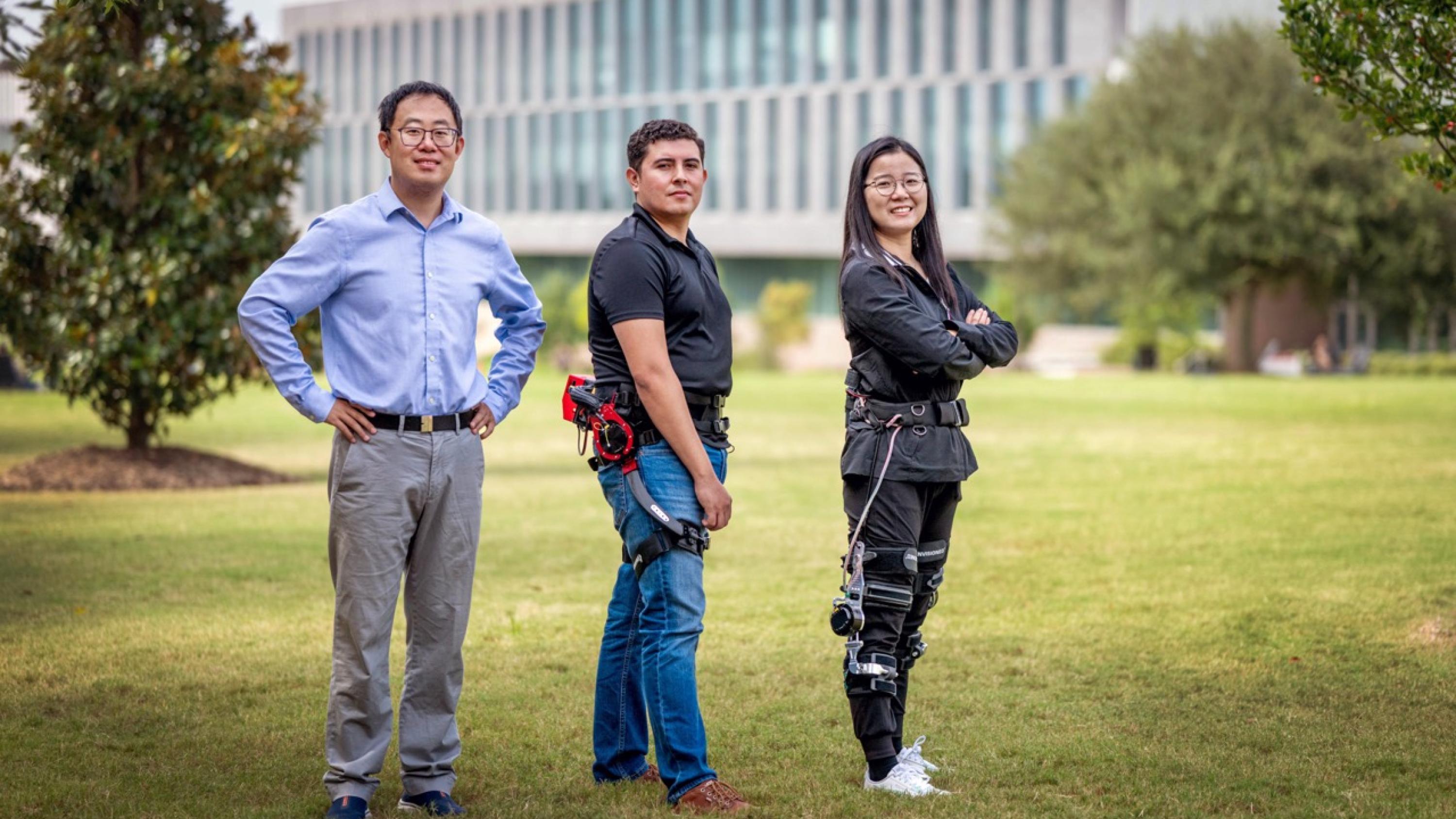 NYU Tandon researchers are developing AI-powered exoskeletons to enhance human mobility for ...